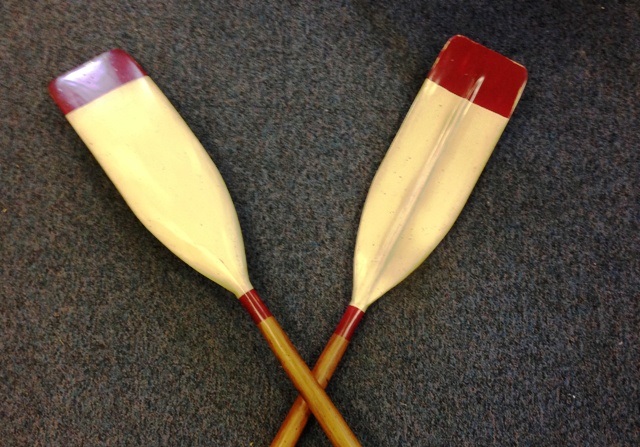 Lot 144 - Reproduction rowing oars