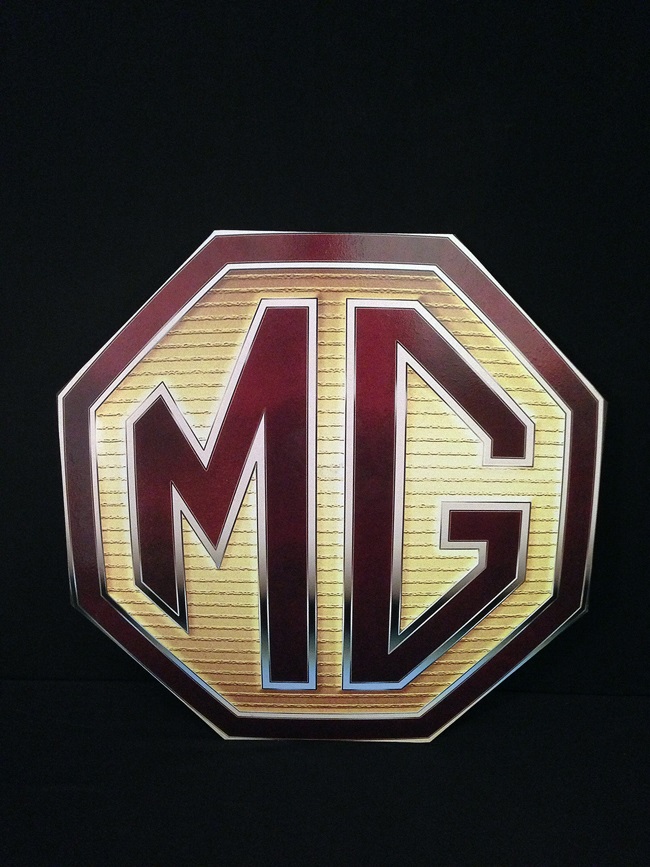 Lot 21 - MG wall plaque
