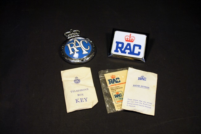 Lot 54 - RAC Badges x2