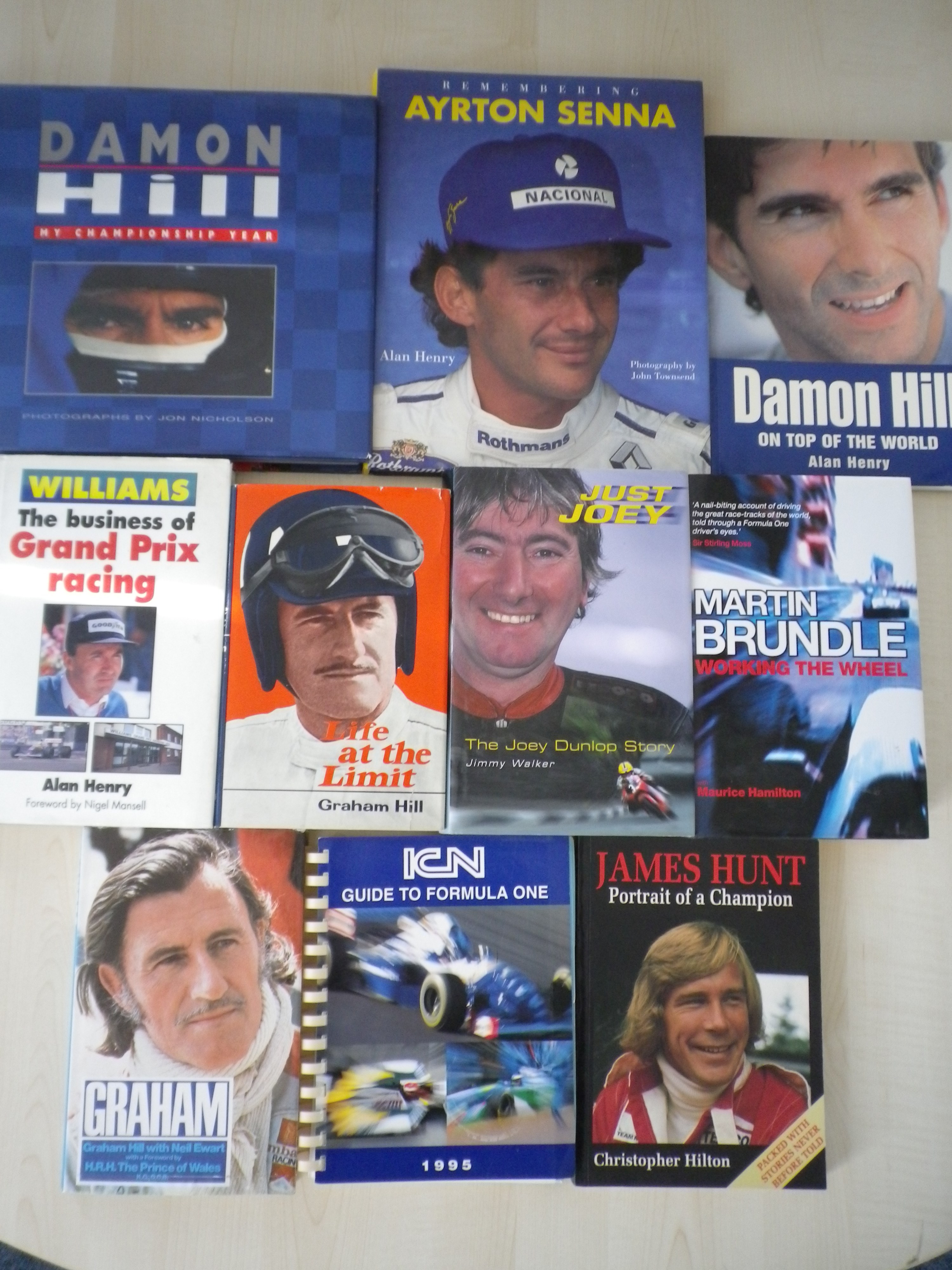 Lot 8 - Thirteen motor sport books