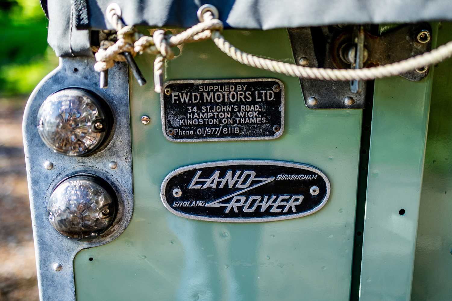 Lot 269 - 1968 Land Rover Series IIA (Ford three-litre