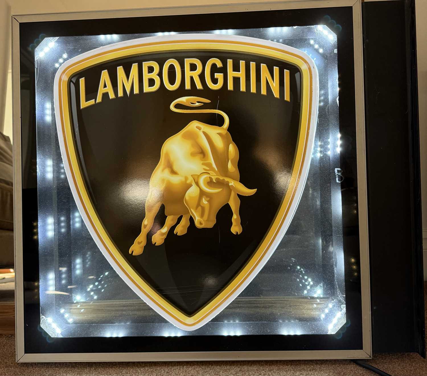 Lot 28 - Lamborghini Showroom Sign