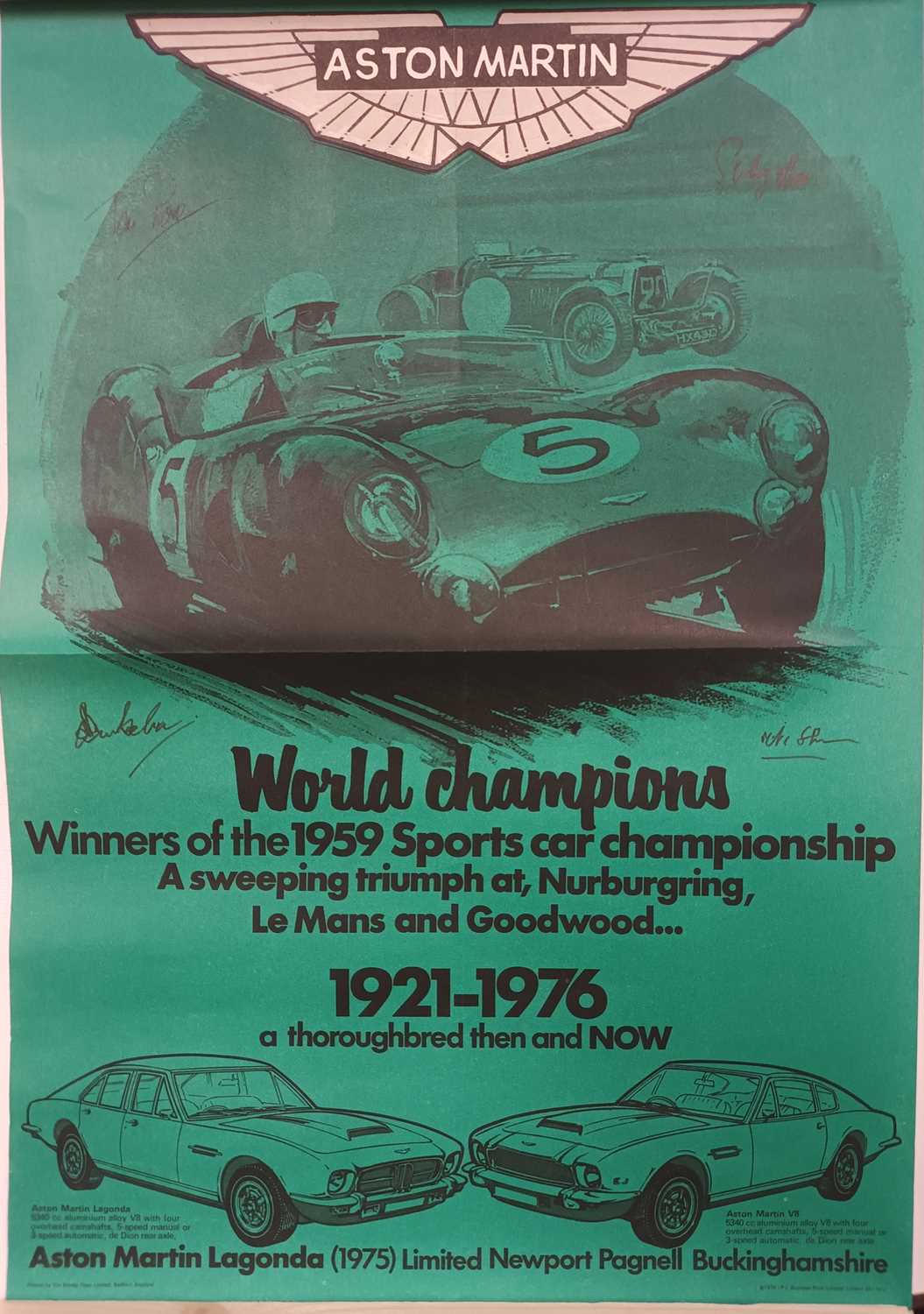 Two Aston Martin Posters