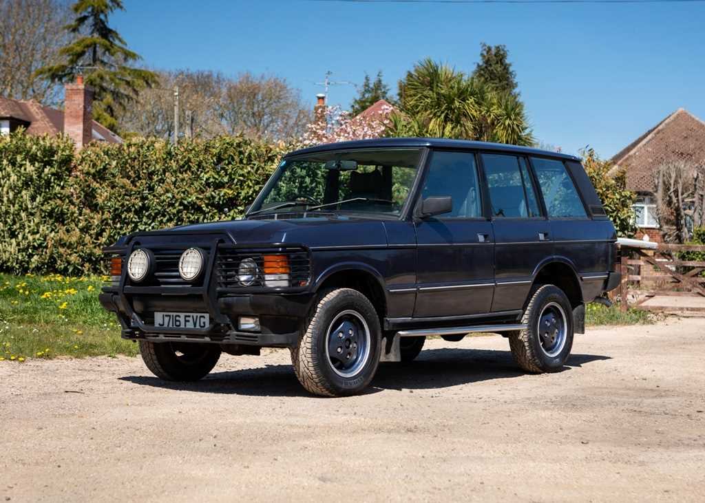 Lot 260 - 1992 Range Rover Vogue SE