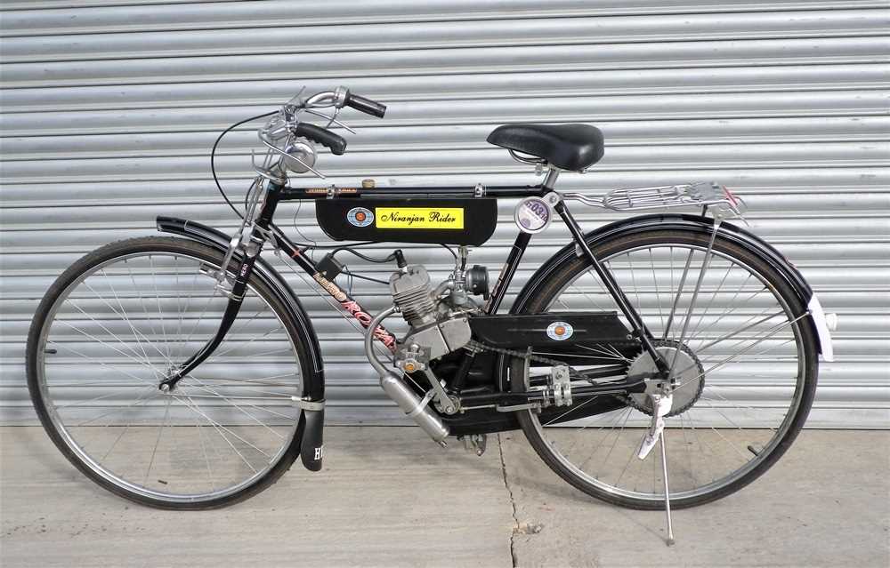 Lot 105 - Two b&w motor racing prints. One showing